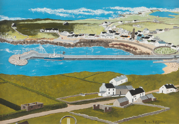 Bonhams : R.L. Rodgers (Irish, 20th Century) New Pier Tory