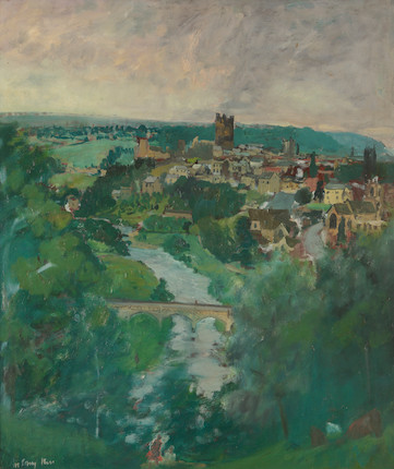 Bonhams : Anthony Kerr (British, 20th Century) 'Richmond Castle Tower'