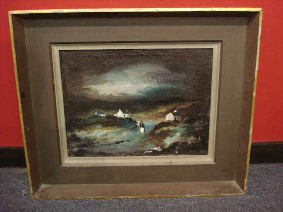 Bonhams : Charles Murray (British, 1894-1954) Lonely figures,