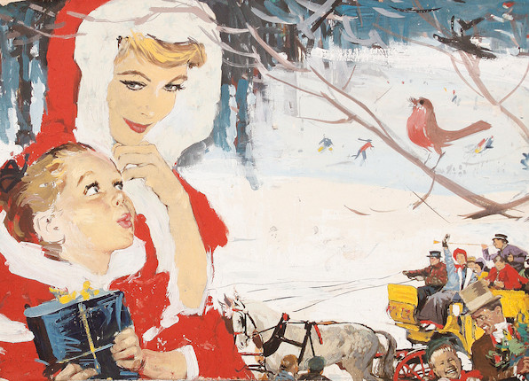 Bonhams : Kenneth Wynn (British, 1922-2009) Christmas time