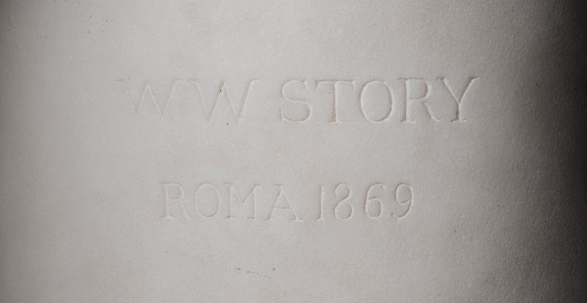 Bonhams : William Wetmore Story (American 1819-1895) A Carrara marble ...