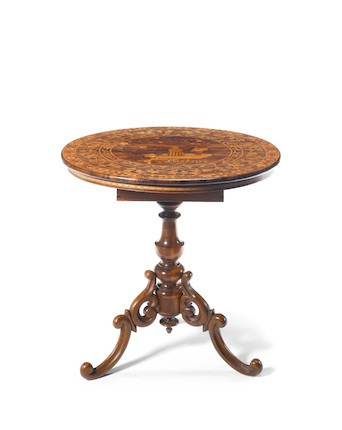 Bonhams : An unusual Madeira late 19th century marquetry and parquetry ...