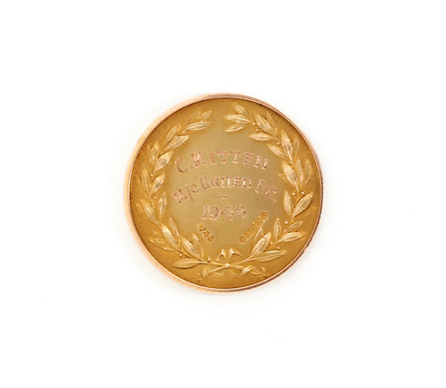 Bonhams : 1948 Charity Shield medal awarded to Manchester United's ...
