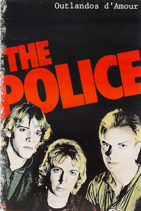 Bonhams : The Police A promotional poster for the debut album ...