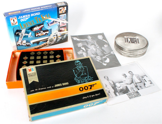 Bonhams : James Bond collectors items qty