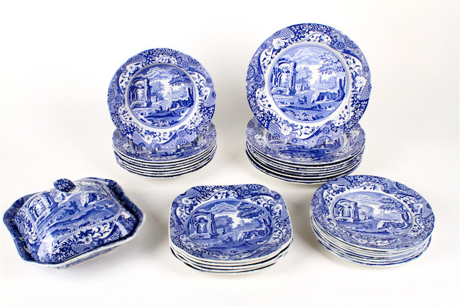 Bonhams : An extensive Copeland Spode blue and white dinner service and ...