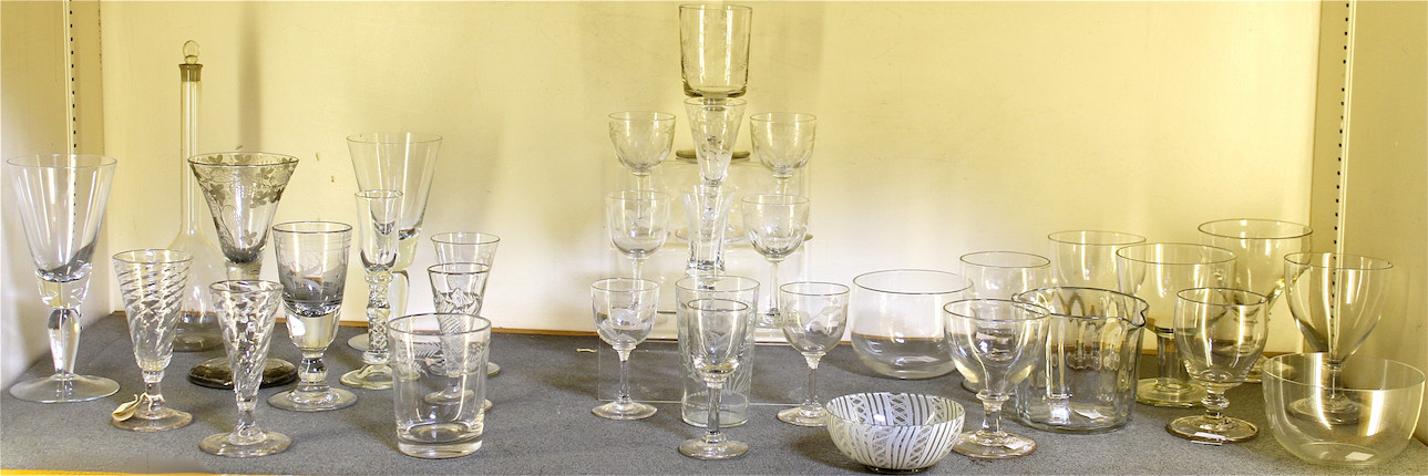 Bonhams A Collection Of Glassware Victorian And Later