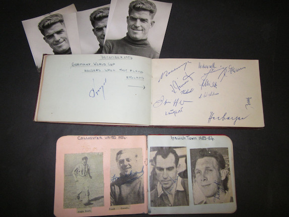 Bonhams : 1950's Football autograph books