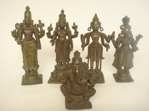 Bonhams : A collection of multi-armed figures Indian, Nepalese and Thai