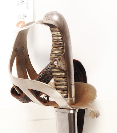 Bonhams : A Rare Prussian Life Guard Hussar Officer's 1852/79 Pattern Sabre
