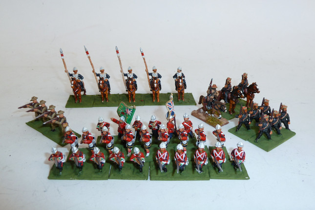Bonhams : Wargaming 15mm British Colonial Army, Zulu Wars 730 approx