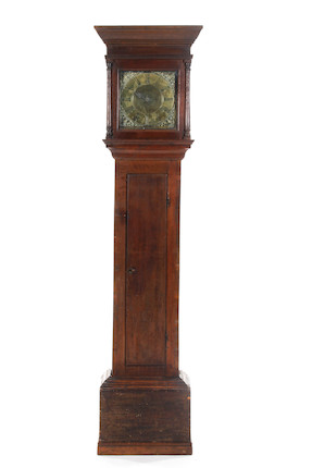 Bonhams : A mid-18th Century oak 30 hour longcase clock