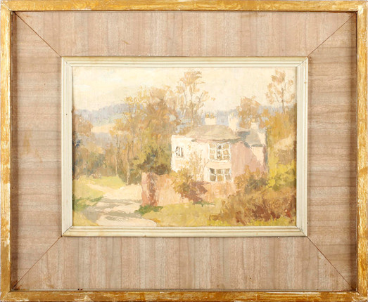 Bonhams : Alan Stenhouse Gourley (British, 1909-1991) The pink house