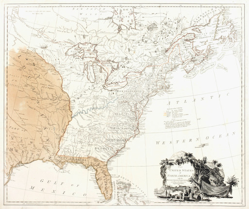 Bonhams : MAPS - UNITED STATES. FADEN (WILLIAM) The United States of ...