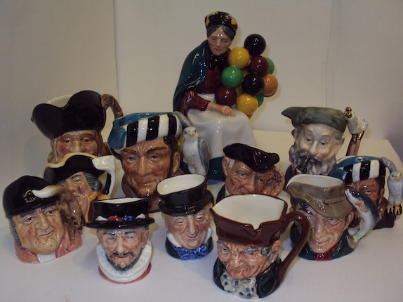 Bonhams : A collection of Royal Doulton character jugs