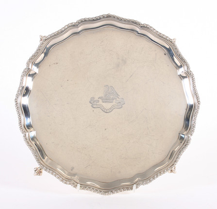Bonhams : A silver salver By William Comyns & Sons Ltd, London, 1933,