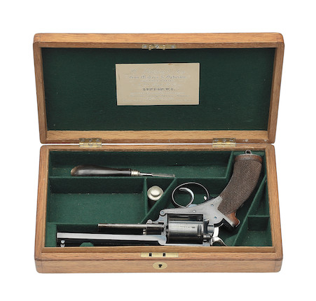 Bonhams : A fine cased .450 'Model 1867 (Mark II)' revolver by Adams's ...