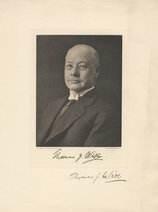 Bonhams : JAMES (NORMAN) Thomas James Wise, signed etching of Wise, c ...