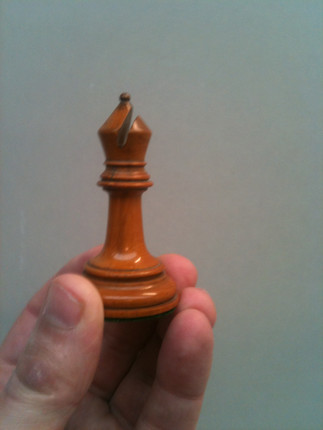 Bonhams : A Royal Chessmen Pattern weighted boxwood and ebony chess set ...