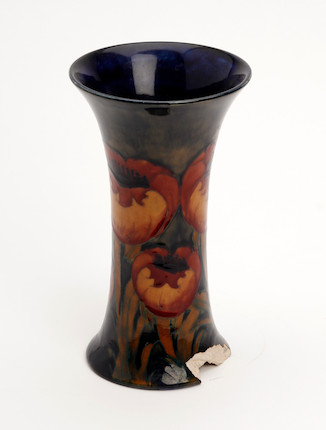 Bonhams : A William Moorcroft 'Big Poppy' design vase Circa 1925