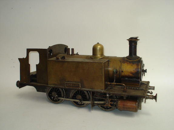 Bonhams : A 3 1/2in gauge brass model 0-6-0 tank engine Rob Roy