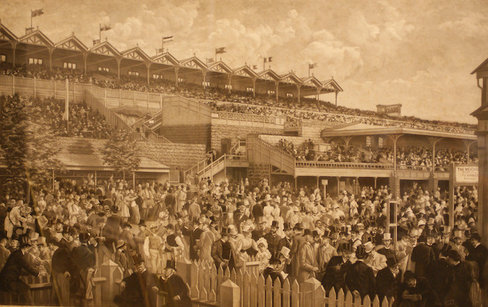 Bonhams : The Betting Ring at Flemington and The Lawn at Flemington on ...