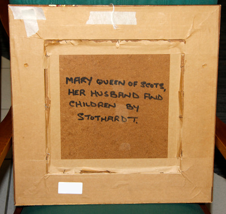 Bonhams : 19th Century English School A grand manner group portrait in ...