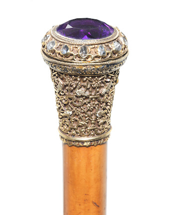 Bonhams : A late-18th/early-19th century gem set, gold and enamelled ...