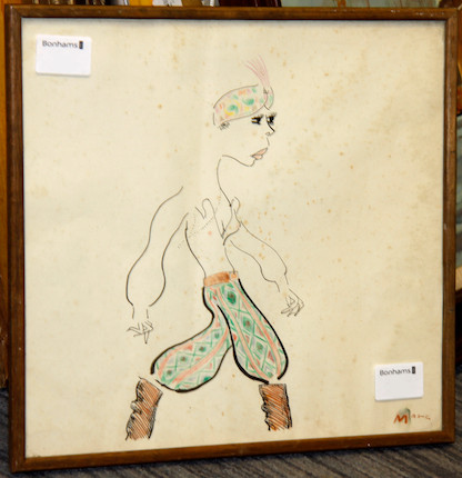 Bonhams : Mark Boxer (British, 1931-1988) Cartoon