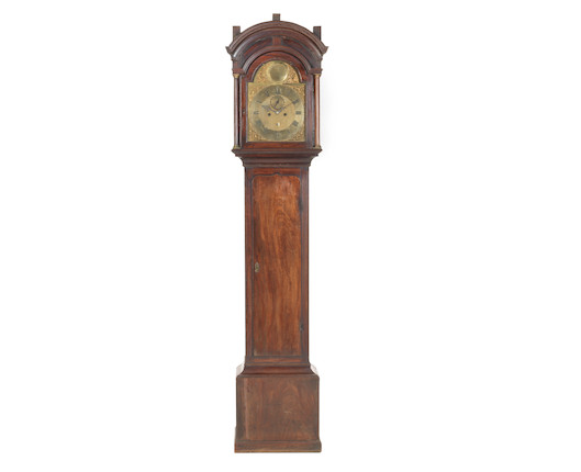 Bonhams : A George III mahogany longcase clock the dial signed Joseph ...