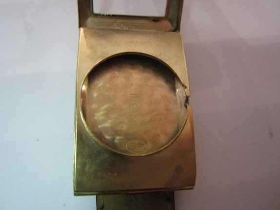 Bonhams : Rolex. A 9ct gold manual wind wristwatch Case No.45498 ...