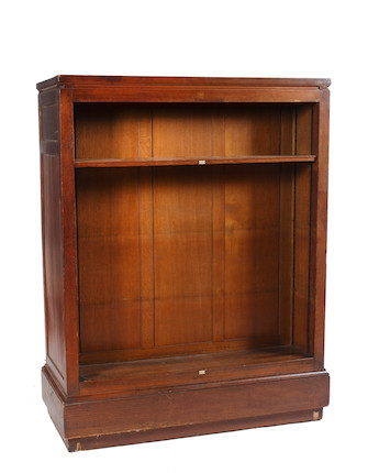 Bonhams : An oak double sided library bookcase First half 20th Century