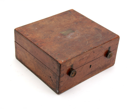 Bonhams A Mahogany Cased 6½ Inch Black Lacquered Sextant By William Cary London