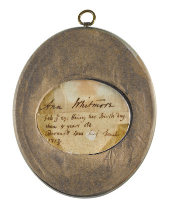 Bonhams : Bernard Lens (British, 1682-1740) Ann Whitmore (1713-1719) on ...