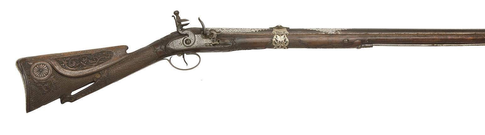 Bonhams : A Turkish 25-Bore Flintlock Sporting Gun