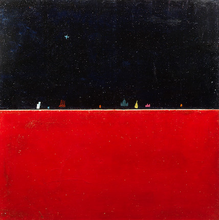 Bonhams : Timur Novikov (Russian, 1958-2002) A diptych 'View of ...