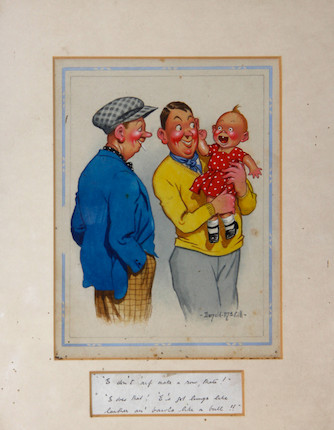 Bonhams : Donald Fraser Gould McGill (British, 1875-1962) 'E don't arf ...