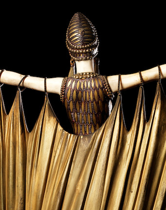 Bonhams : Demetre Chiparus 'Semiramis' an Impressive Art Deco Cold-Painted Bronze and Carved ...