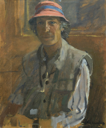 Bonhams : Ken Howard R.A. (British, born 1932) Portrait of John Richardson