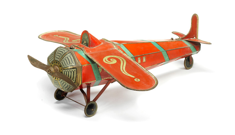 Bonhams : A large High Wing Mono-plane Biscuit Tin, Holland 1930s Made ...