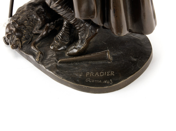 Bonhams : Jean-Jacques (James) Pradier (Swiss 1790-1852) A bronze ...