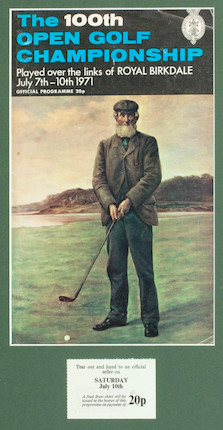 Bonhams : Royal Birkdale A 100th Open Championship 1971 programme