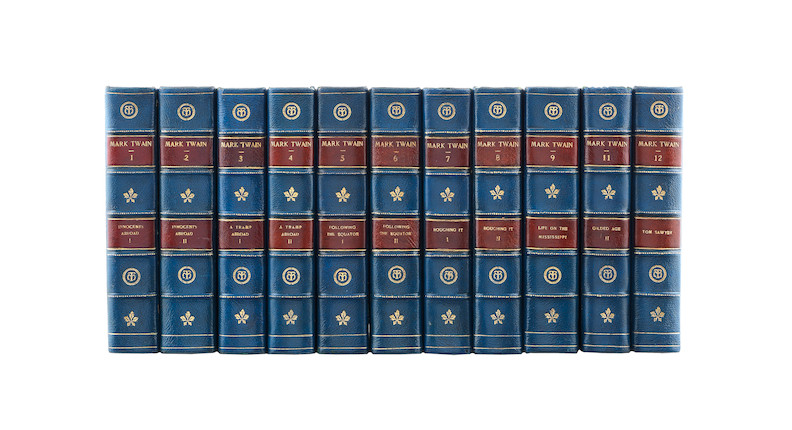 Bonhams : CLEMENS (SAMUEL L.) 'MARK TWAIN' The Works, 25 vol., EDITION ...