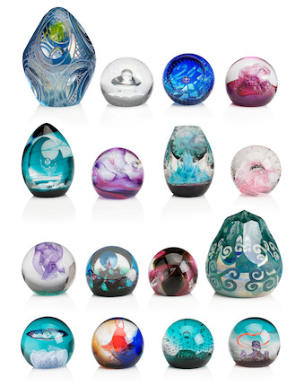 Bonhams : A collection of mostly limited edition Caithness paperweights