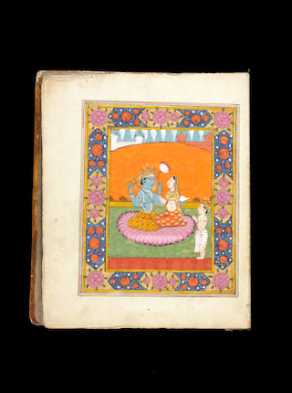 Bonhams : An illustrated Shaivite religious manuscript, with eight ...