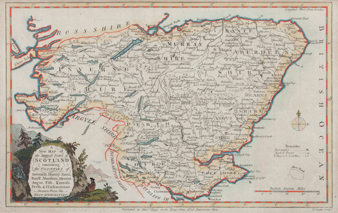 Bonhams : MAPS - SCOTLAND GORDON (ROBERT) Scotia antiqua, Hogg (c.1790) (4)