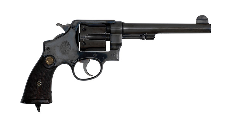 Bonhams : A .455 'Mark II Hand Ejector Second Model' revolver by Smith ...