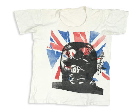 Bonhams : Punk Five original Vivienne Westwood/Malcolm McLaren T-shirts ...