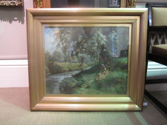 Bonhams : Robert Payton Reid ARSA (British, 1859-1945) On the River ...