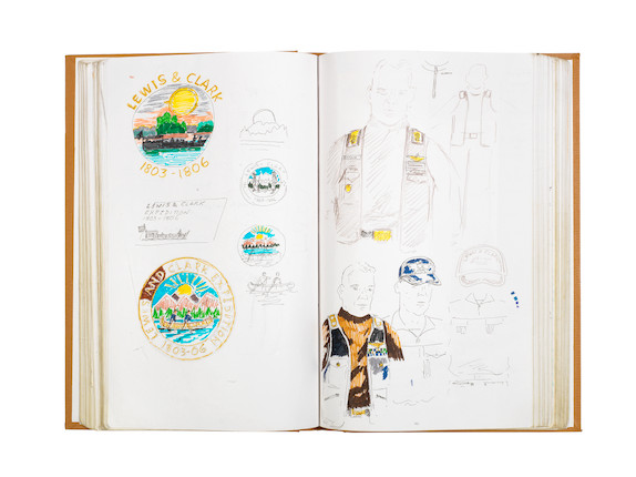 Bonhams : Event Horizon & Hornblower John Mollo's personal sketch book ...